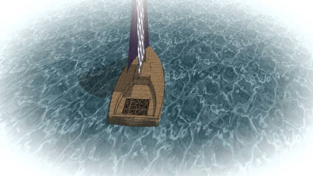 Model Boat with QR code - YouTube