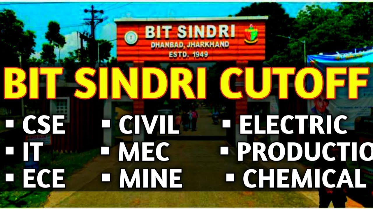 BIT SINDRI 😍 Cutoff Closing Rank ile 🔥 JCECEB Counselling😍 BIT Cutoff🔥 ...