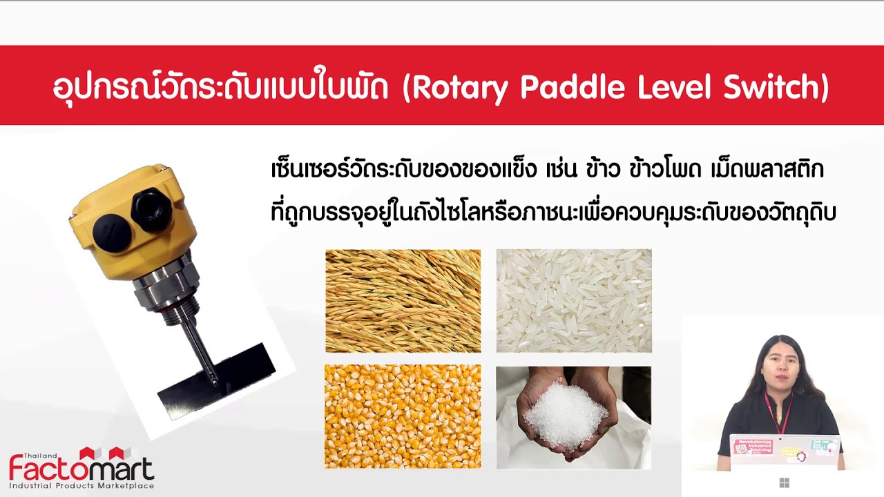 แนะนำอุปกรณ์วัดระดับของแข็งแบบใบพัด (Rotary Paddle Level Switch) จาก ...