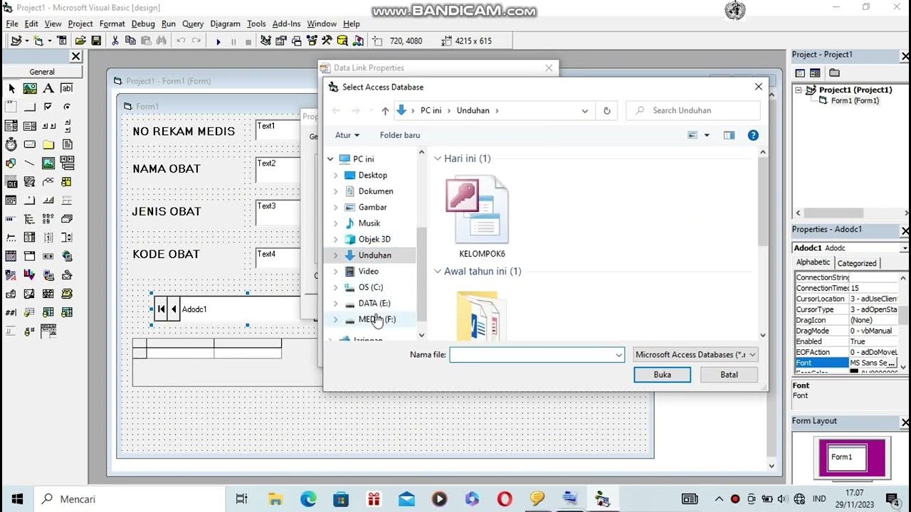 “Mendesain form di aplikasi Microsoft visual basic” - YouTube