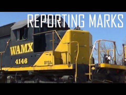 Reporting Marks | How Railroads Identify their Equipment - YouTube
