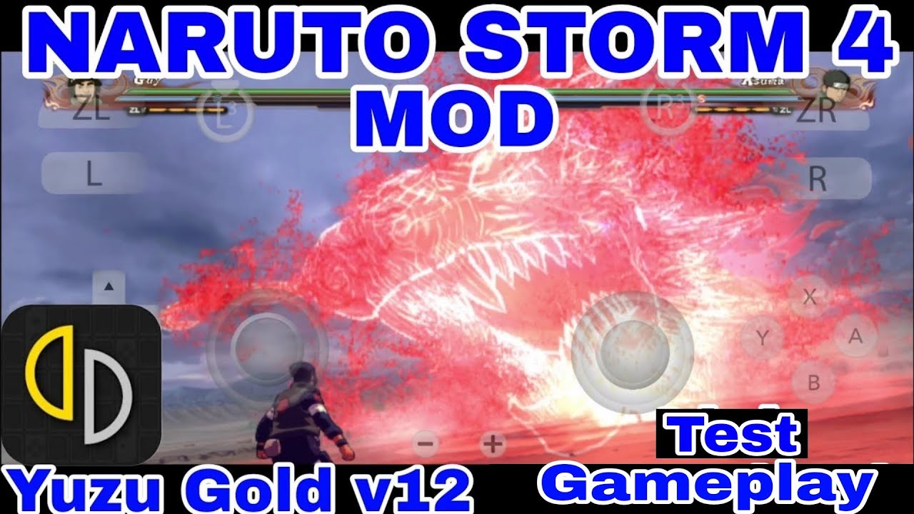 Naruto storm 4 mod testing with android offline - YouTube
