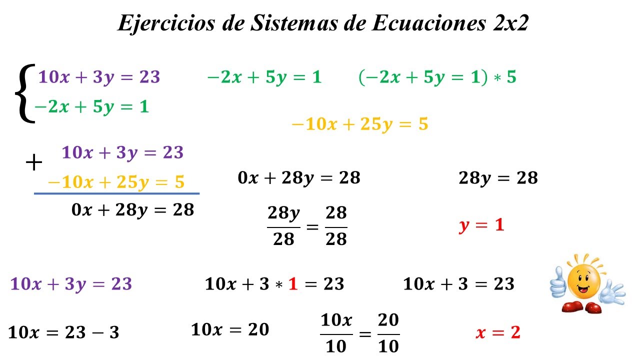 10x 3y 23 2x 5y 1 YouTube