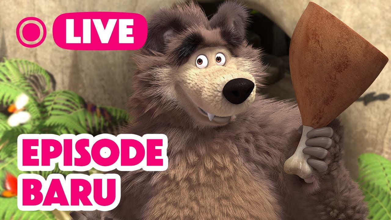 🔴 LIVE! Masha dan Beruang 👧🐻 Episode Baru ⭐️🦕 Kartun anak-anak 🎬 Masha ...