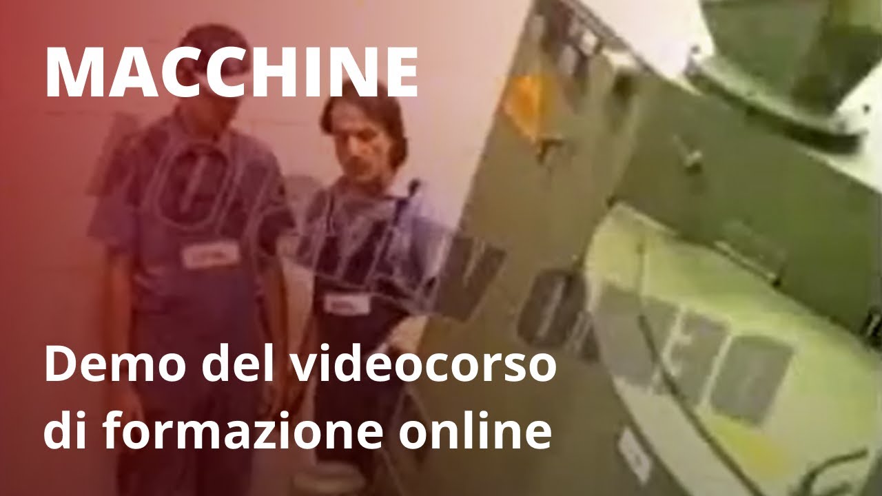 Macchine Demo Del Videocorso Per La Formazione Youtube
