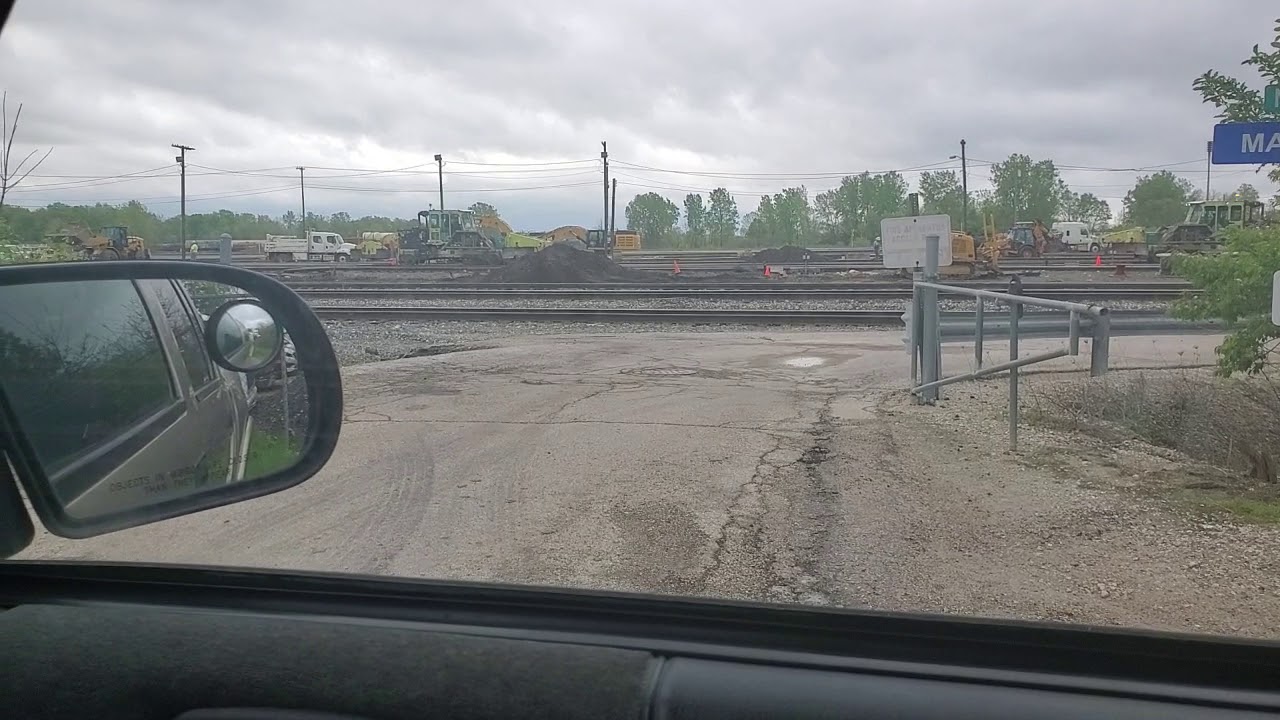 Construction at Avon Big Four yard - Short video - YouTube