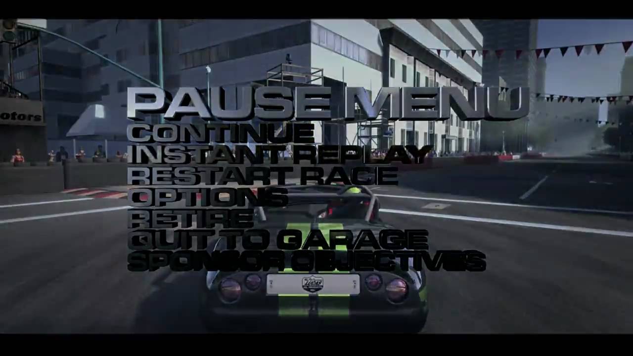 Race Driver GRID - No Replay Menu Mod [HD 720p] - YouTube