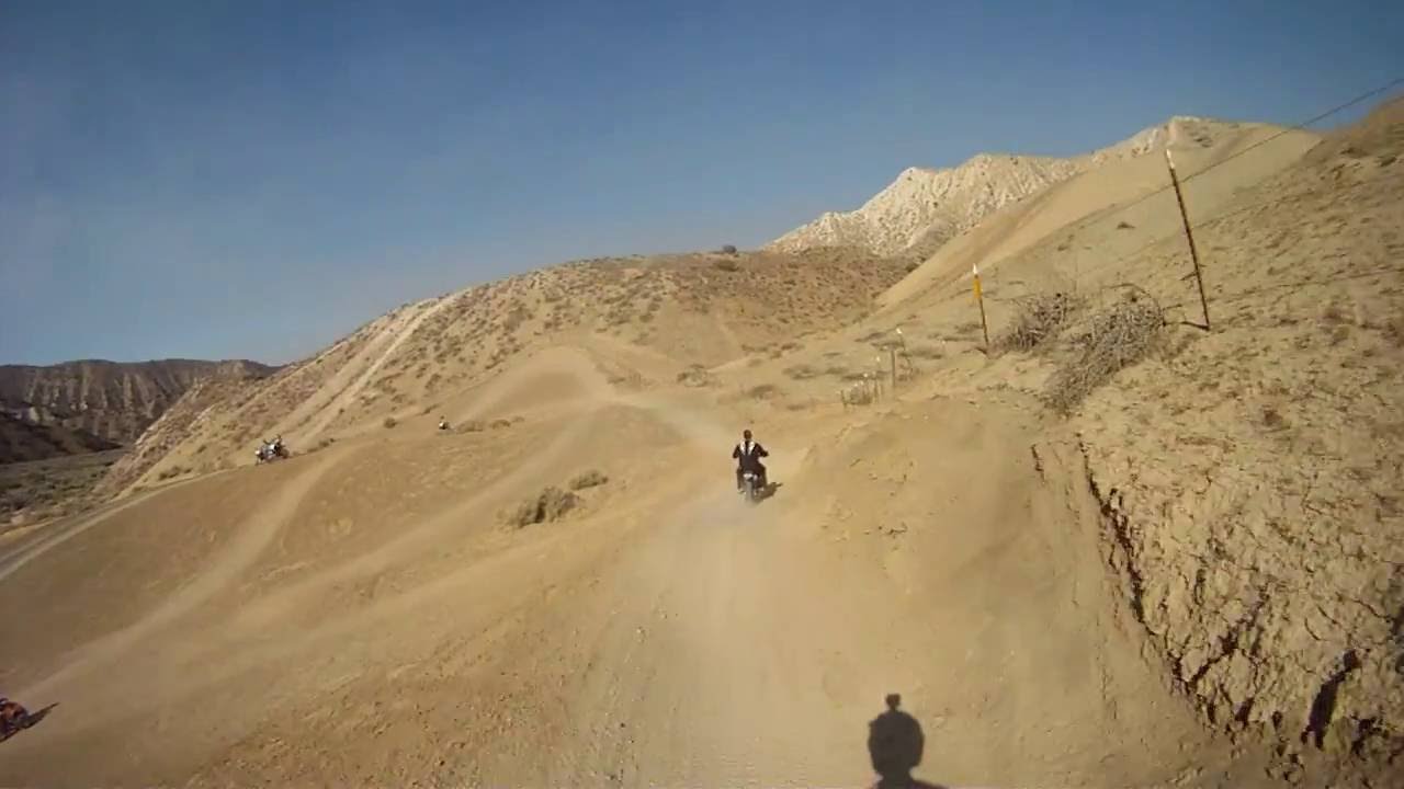 Ballinger canyon riding the track 9-4-16 - YouTube