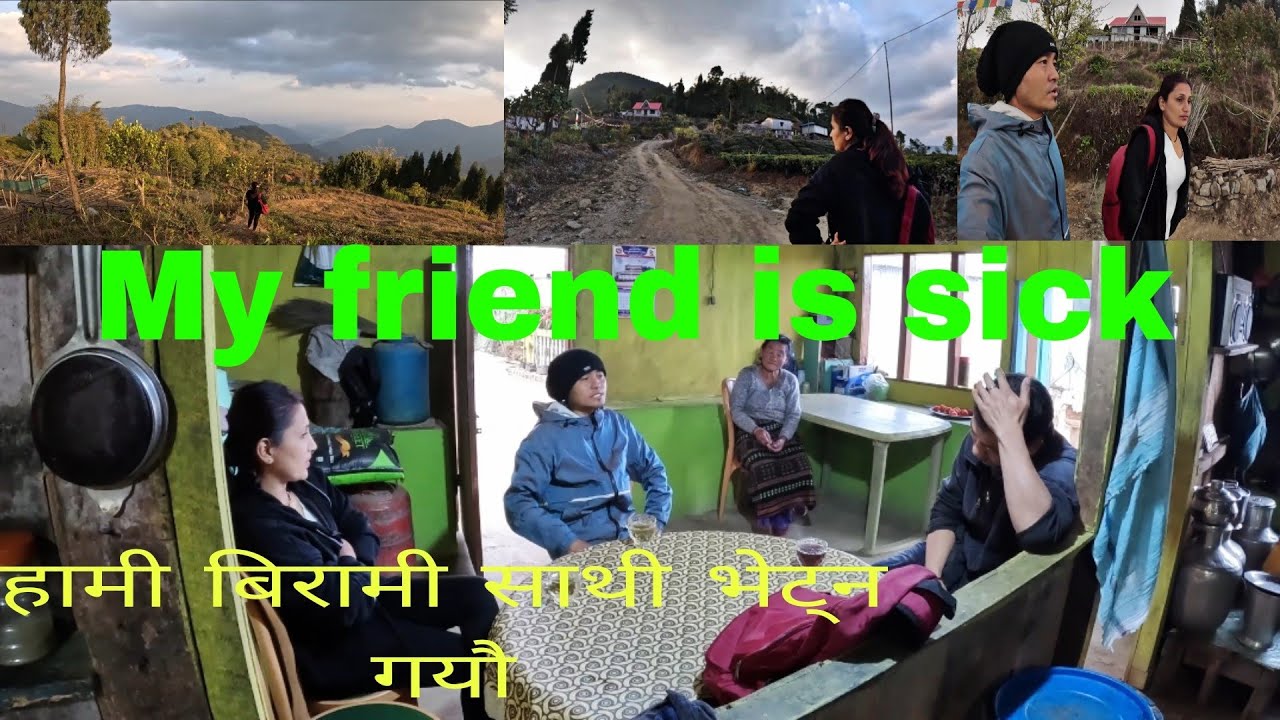 We went to our sick friend/My friend is sick/साथी विरामि हुनुहुन्छ/# ...