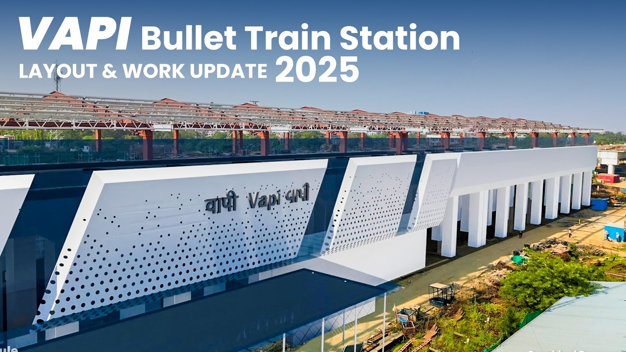 How will be Vapi's Bullet Train Station? In Depth Work Update | March ...
