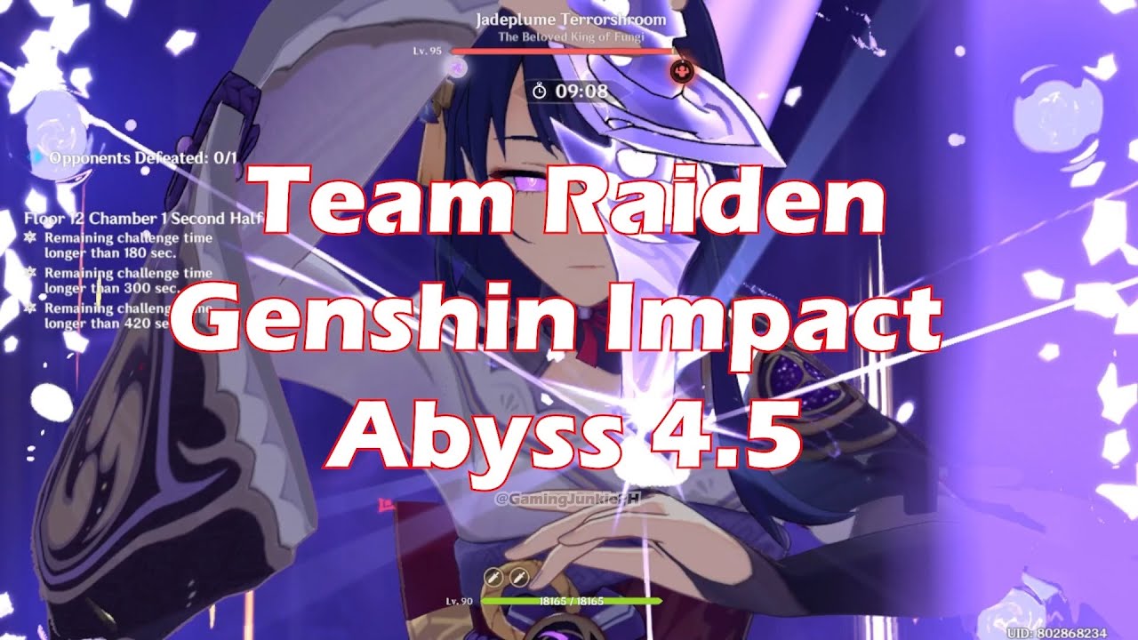 Team Raiden in Abyss 4.5 - YouTube