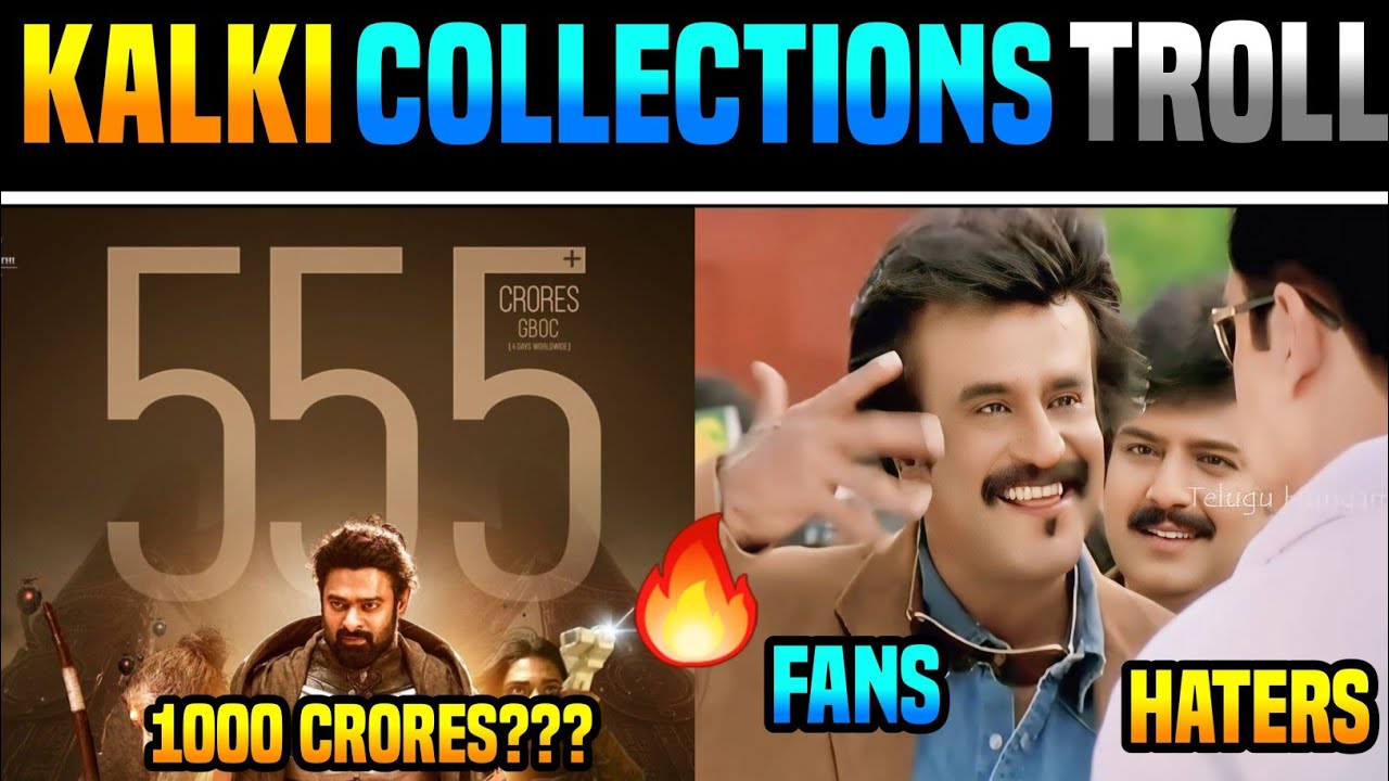 Kalki 2898 AD Collections Troll Telugu | Prabhas | Nag Ashwin | Amitabh ...