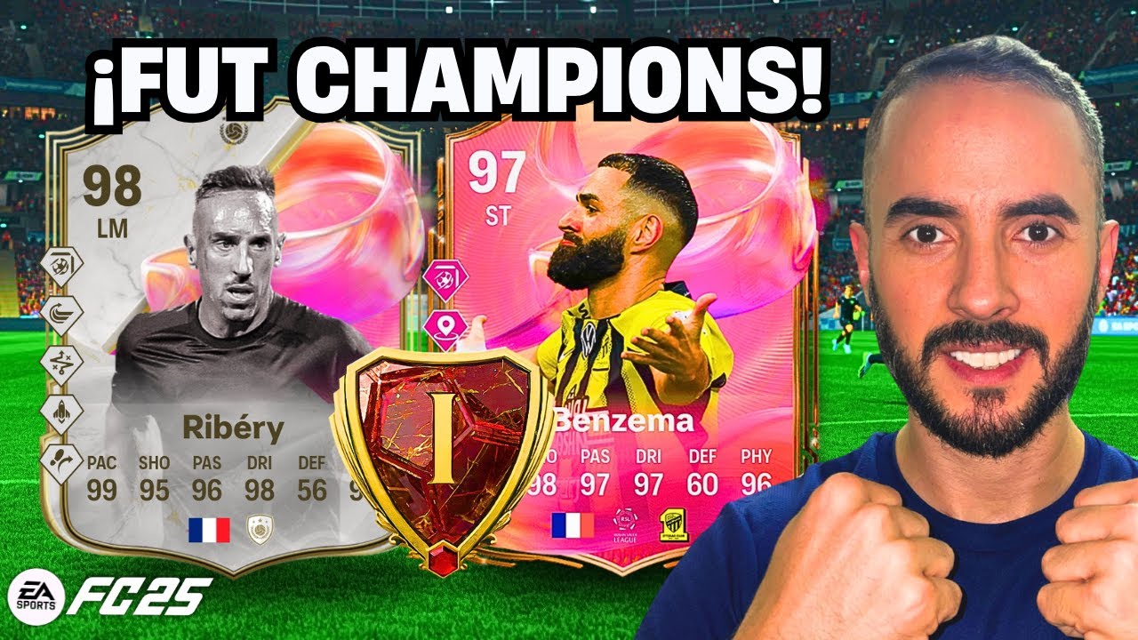 FUT CHAMPIONS CON 98 RIBERY Y 97 BENZEMA FUTTIES FC 25 - YouTube