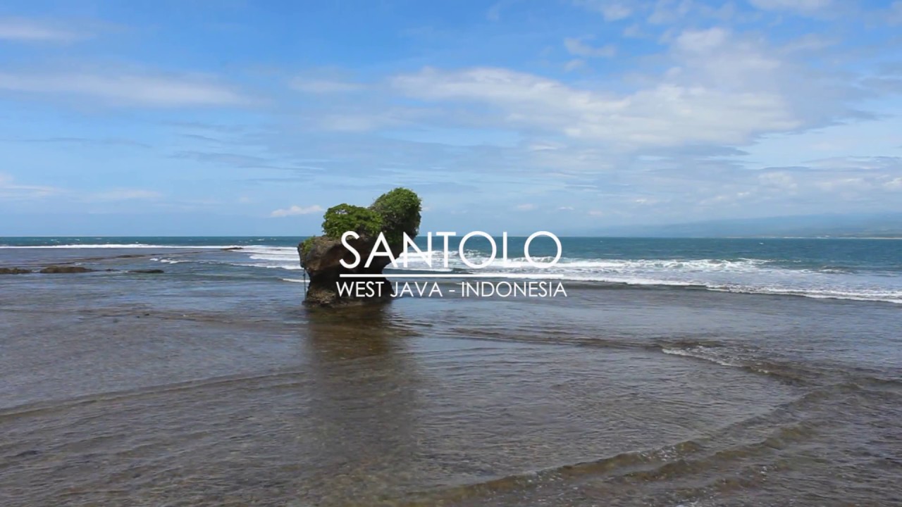 Jalan-jalan ke pantai Santolo - YouTube