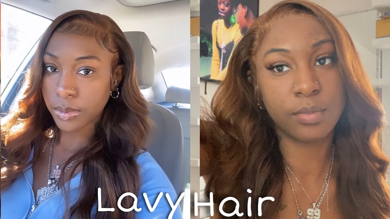 Perfect Chocolate Brown Brazilian Body Wave 😍 Wig Install ft.Lavy Hair ...