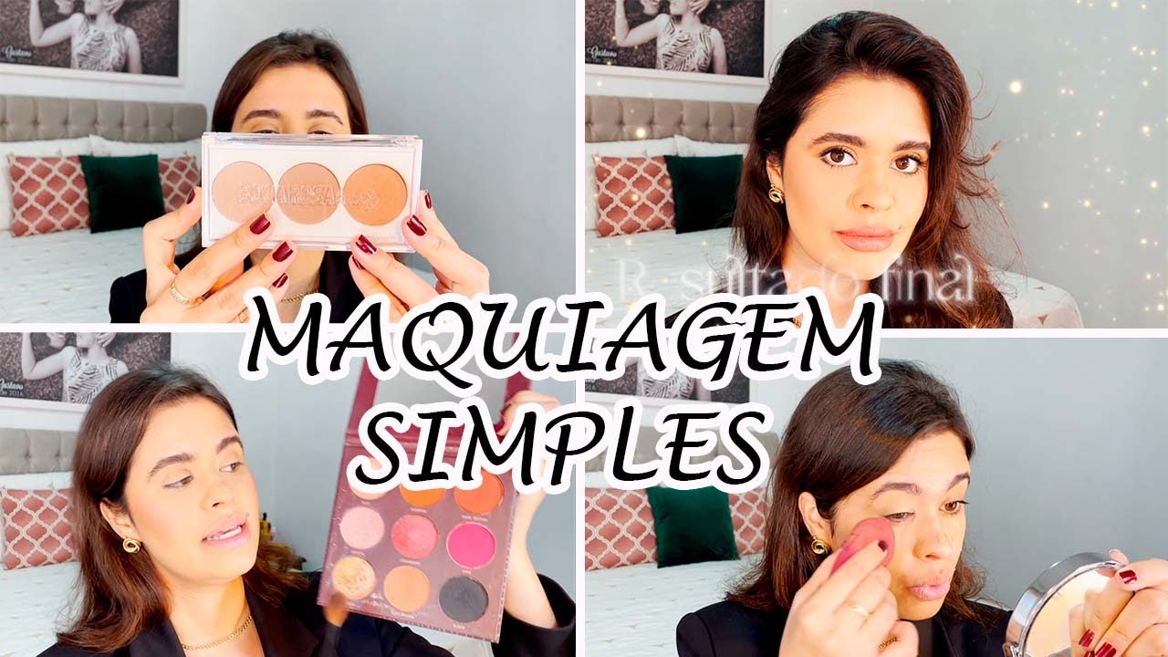 MAQUIAGEN SIMPLES PASSO A PASSO | TUTORIAL DE MAQUIAGEM | - YouTube