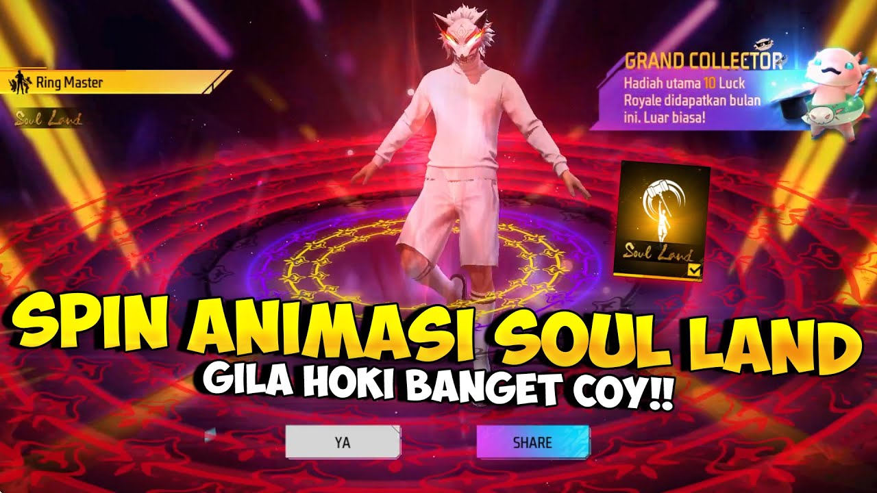 BORONG ANIMASI SOUL LAND !! Spin Arrival Animation Ring Master Sampai ...