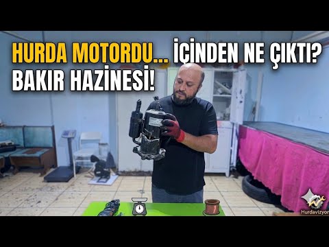 HURDA KLİMA MOTORUNUN İÇİNDEN ÇIKAN BAKIRLAR  ŞOKE ETTİ! 😱💰(Bakır Hazinesi) #hurdavizyonu 