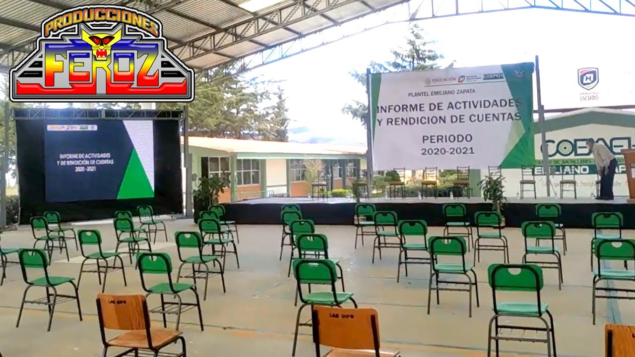 TRABAJANDO EN UN EVENTO ESCOLAR #ProduccionesFeroz - YouTube