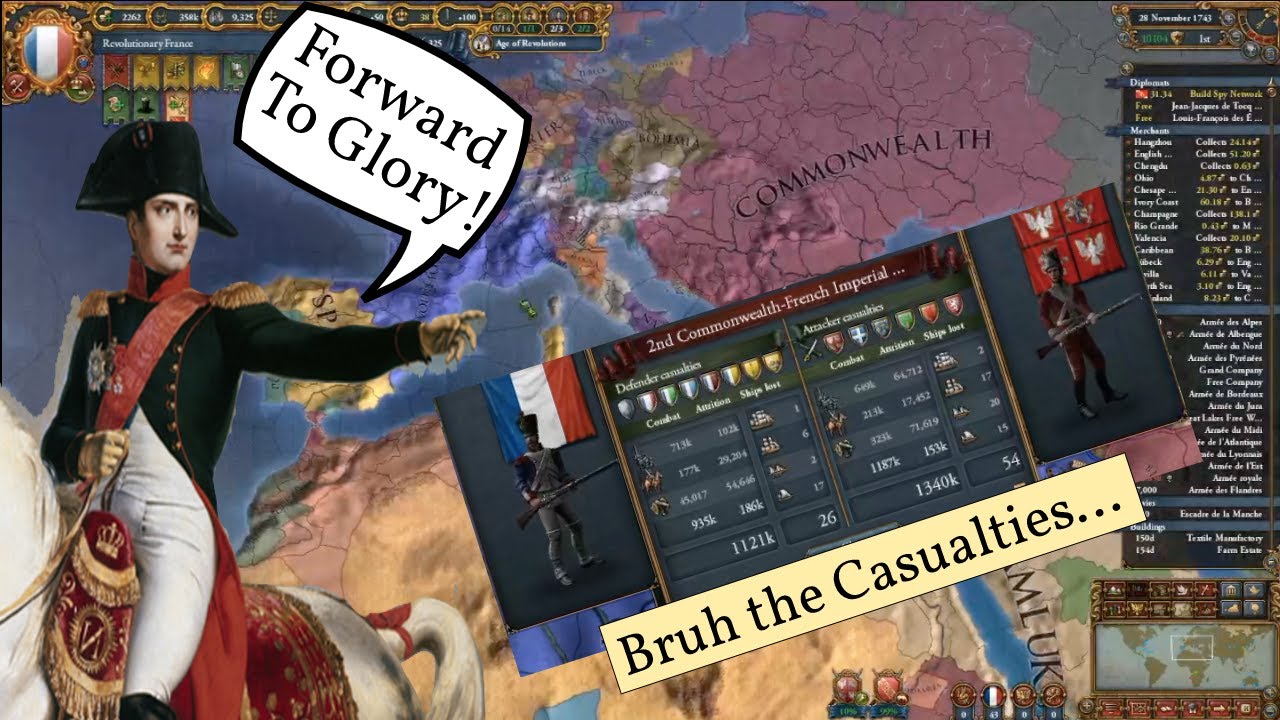 Huge Napoleonic War | EU4 Multiplayer funny moments - YouTube