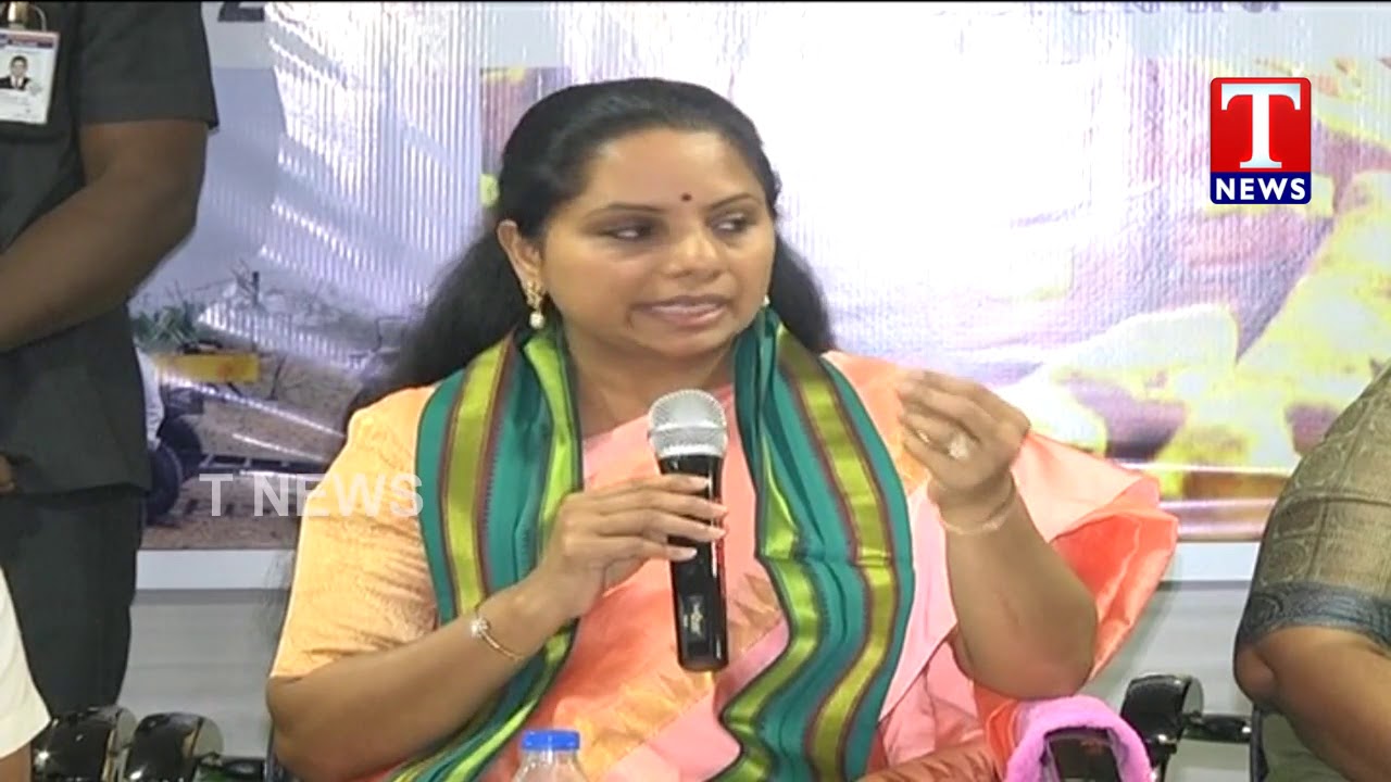 MP Kavitha Full Speech at Turmeric Board Meeting | Begumpet | T News ...