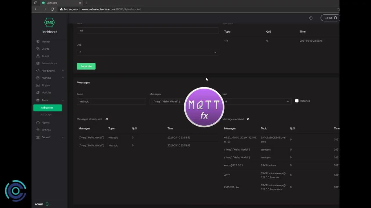 EMQX Broker en Español EMQX BRIDGE MQTT IOT Broker MQTT en Puente - YouTube