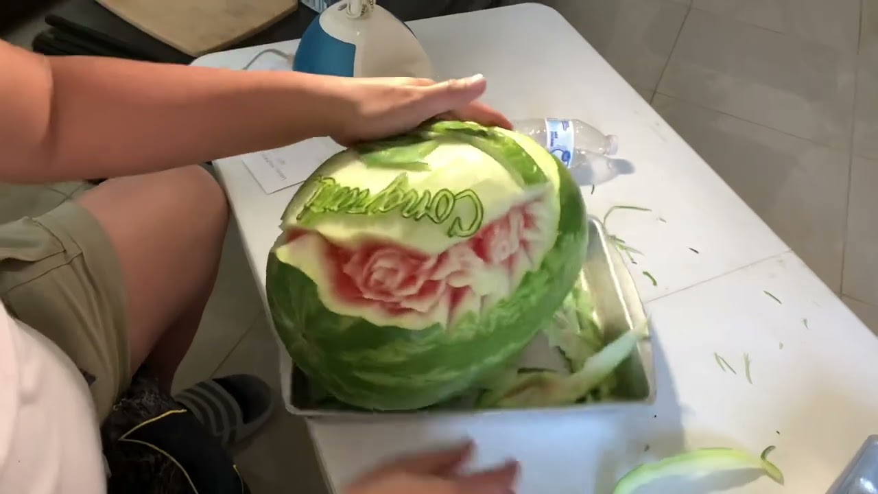 Watermelon Carvings For Graduation