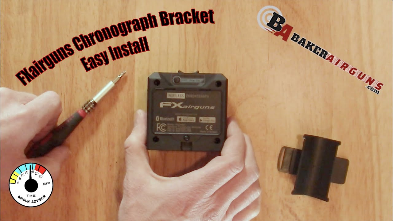 Airgun Advisor: FX Chronograph Easy Bracket Install - YouTube