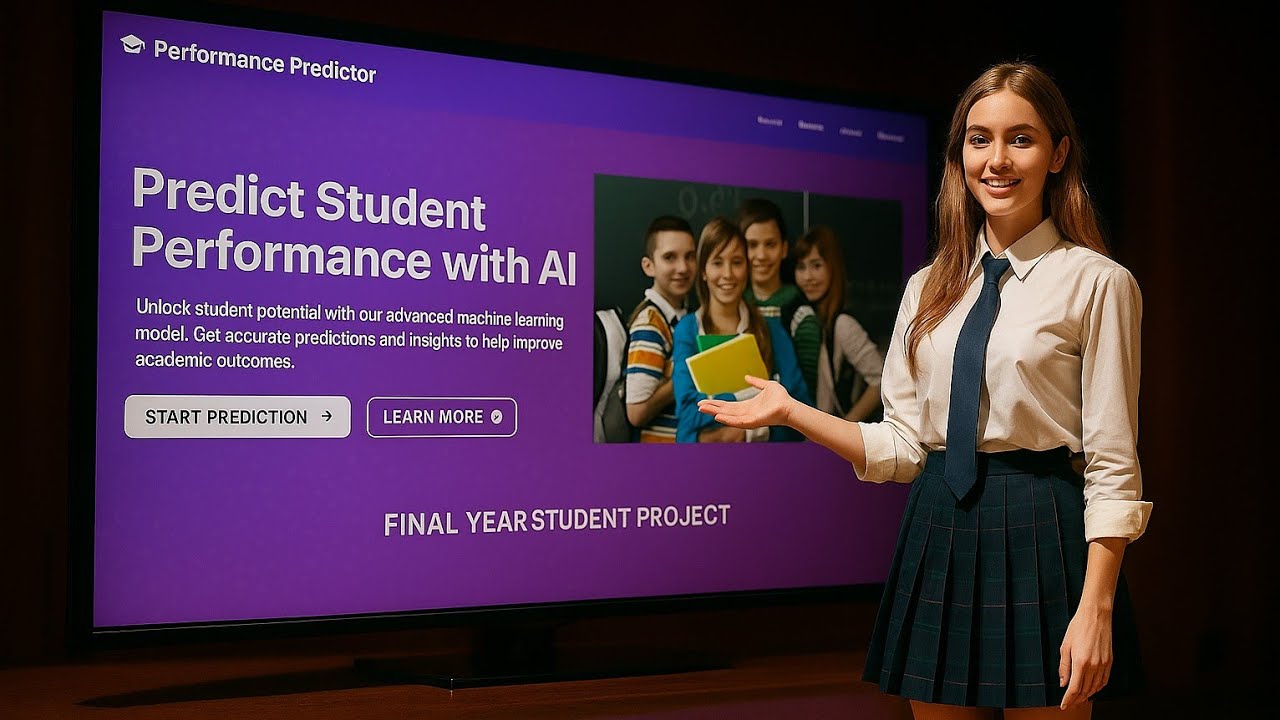 Student Performance Prediction Web App Using Machine Learning | Python, Flask, TensorFlow ...