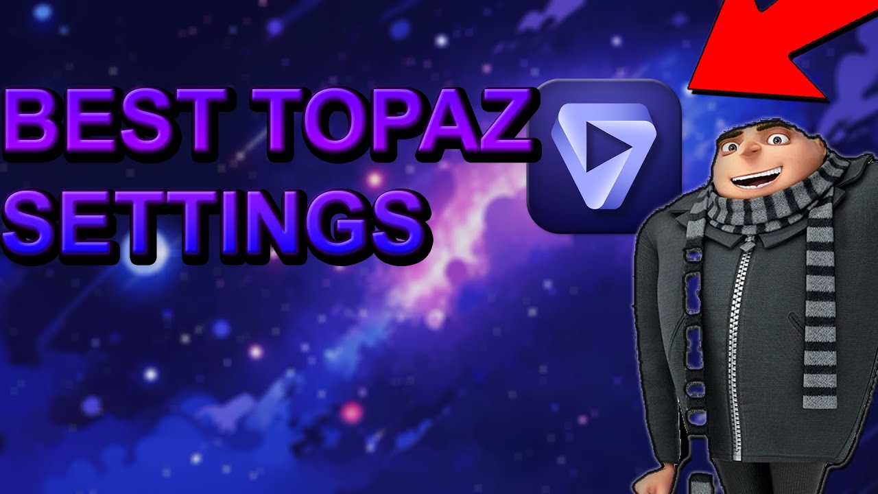 The Best Topaz Video AI Settings... - YouTube