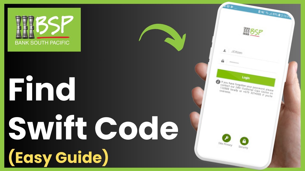 How To Find Swift Code Of Bank Of South Pacific (Bsp Fiji) - YouTube
