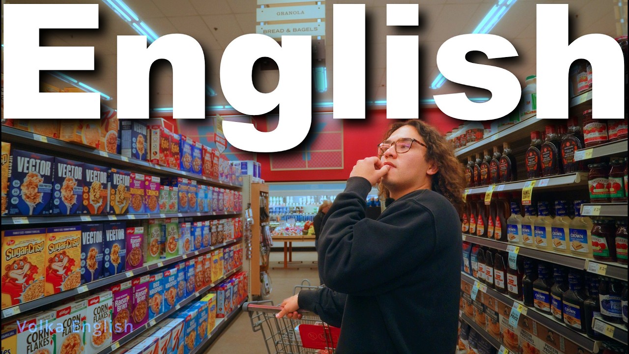 Learn English Naturally at the Grocery Store (Real-Life English) - YouTube