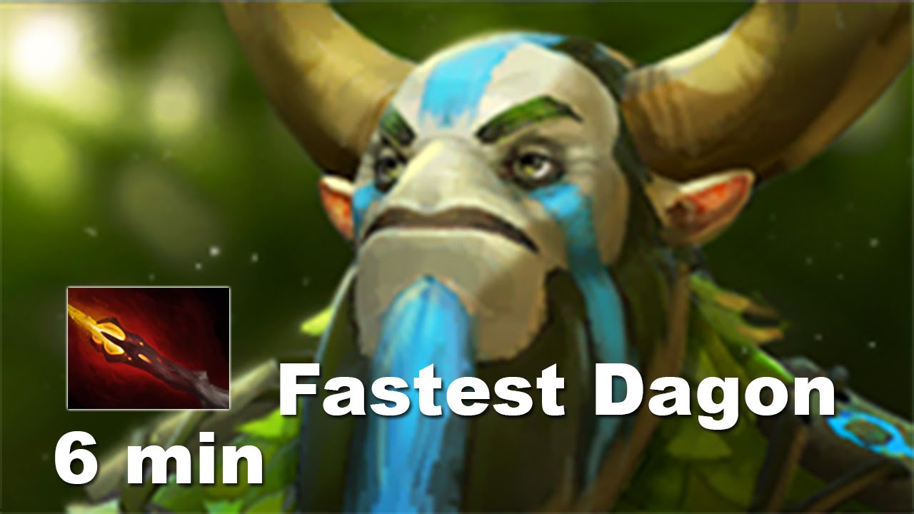 6 min Fastest Dagon in Pro Dota 2. USH! Furion - YouTube