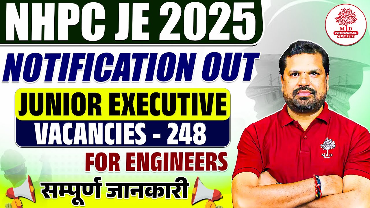 NHPC JE Recruitment 2025 | NHPC JE Salary | NHPC JE | NHPC JE ...