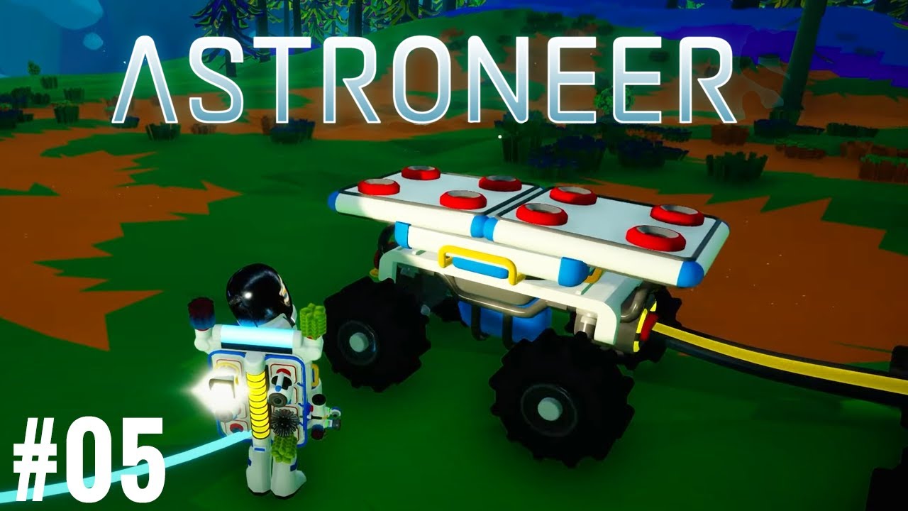 Astroneer (Let's Play German/Deutsch) 🚀 05 - Traktor wird zum ...