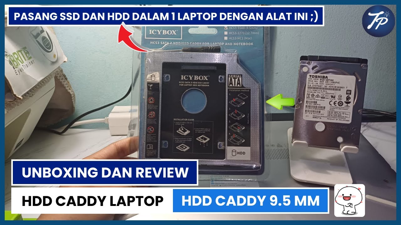 Unboxing Dan Review HDD Caddy Laptop | HDD Caddy 9.5mm - YouTube