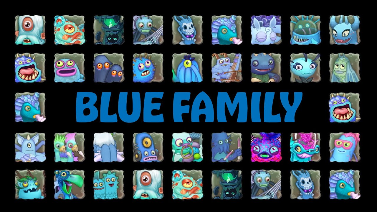 All BLUE Monsters in My Singing Monsters | MSM - YouTube