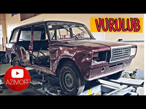 QƏZA KEÇİRMİŞ MAŞININ 8 DƏQİQƏ DƏ TƏMİRİ. ( LADA 2104 )