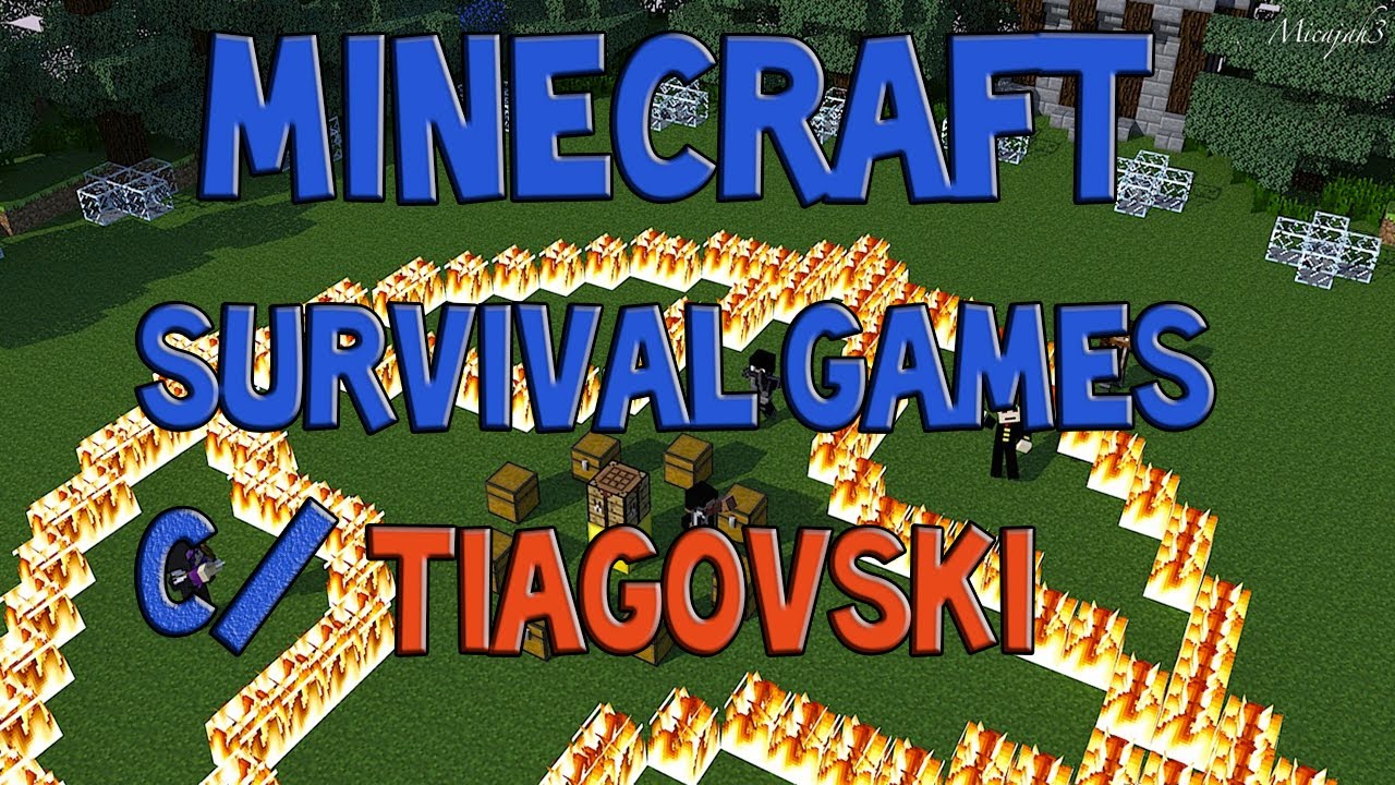 Minecraft #6 SurvivalGames c/Tiagovski "Vitória Épica" - YouTube