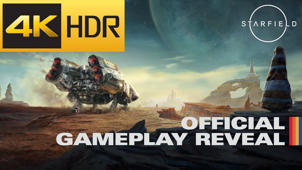 [4K HDR] Starfield: Official Gameplay Reveal - YouTube