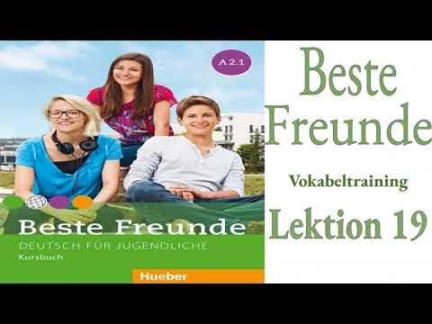 Beste Freunde A2.1 Lektion 19 | Vokabeltraining - YouTube