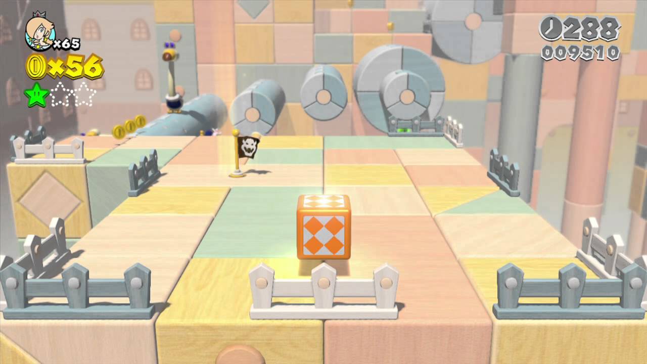 Super Mario 3D World Gameplay - Mundo Estrella-3: ¡Qué rollo de rollos ...