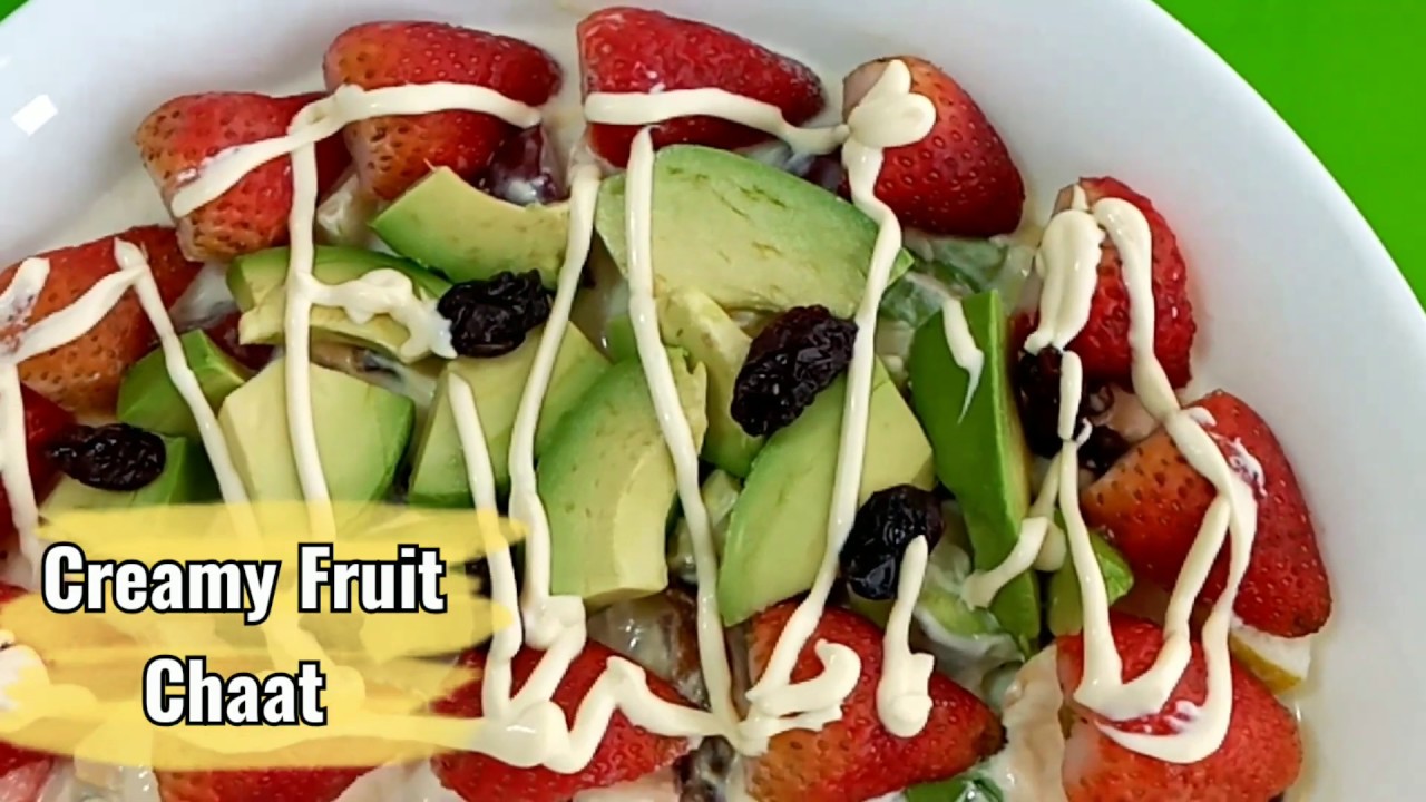 Special Easy Creamy Fruit Chaat Recipe| Fruit Chaat Recipe |Cremoso de ...