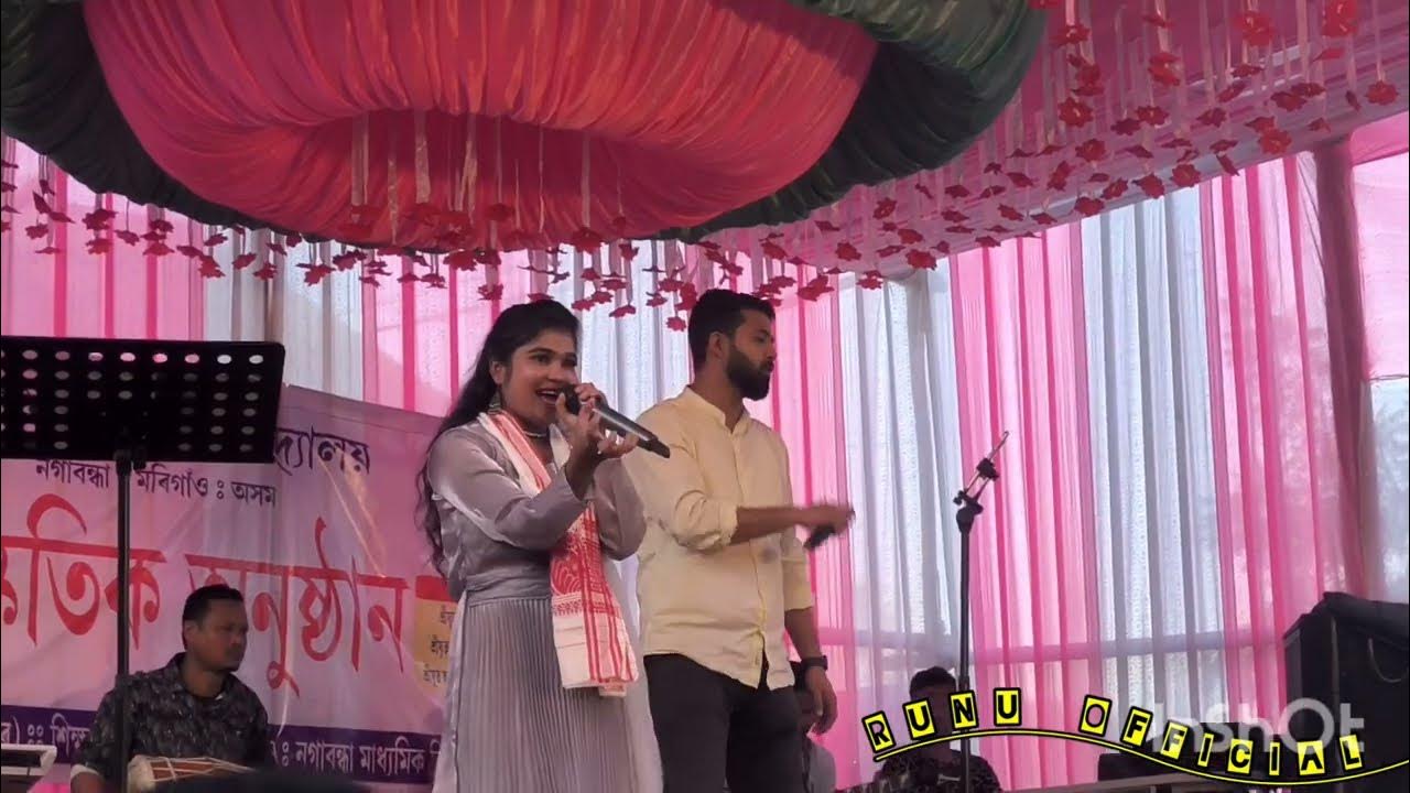 Texi Gari loi jam shilong ot||Runu Moni and Ikbal Singer||Live Show|| - YouTube