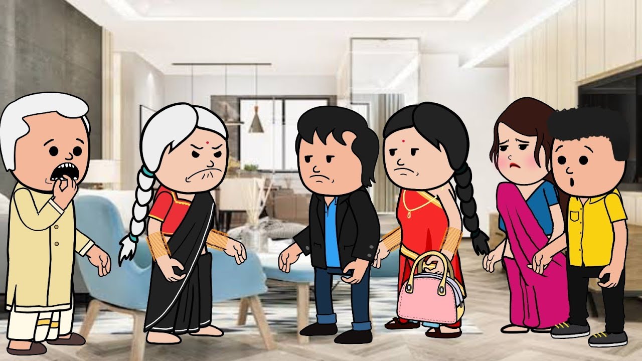 Comedy Story | Saas Bahu Comedy Cartoon Stories | मैं नहीं बदलूंगी 😡 # ...