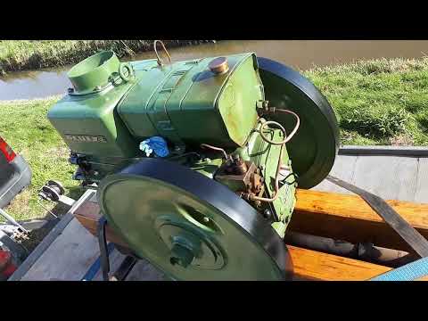 deutz MAH516 1934 erste eigner mit Granateneinschlägen standmotor stationärmotor verdampfermotor ...