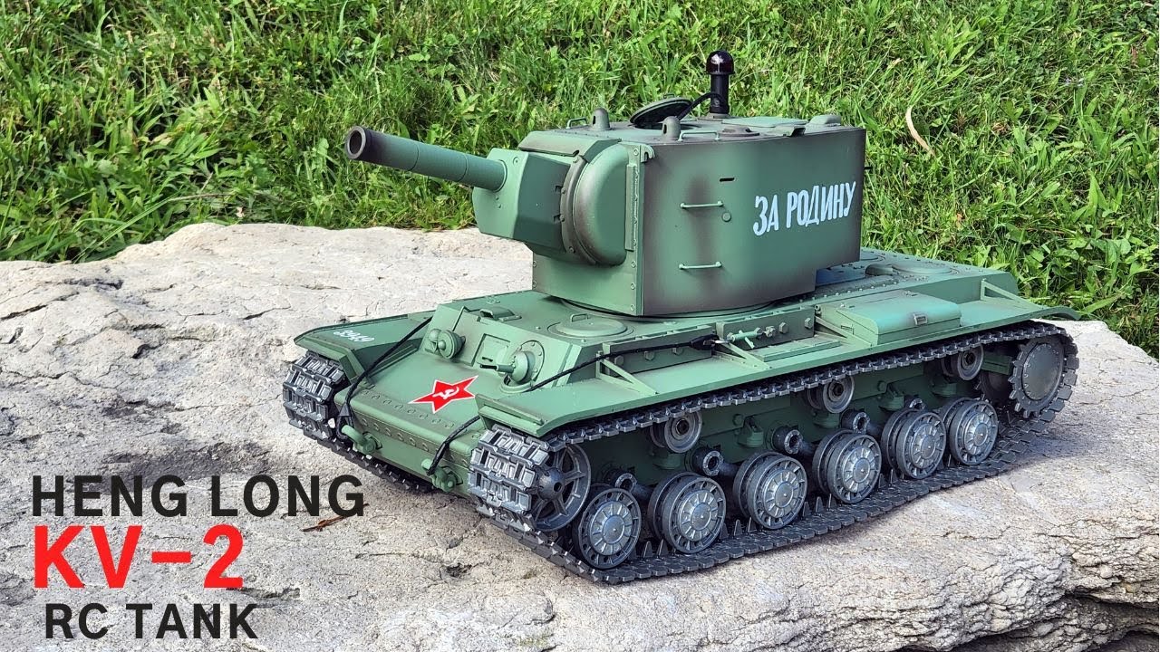 Heng Long Russia KV-2 1:16 scale RC Tank 헝롱 러시아 전차 KV-2 - YouTube