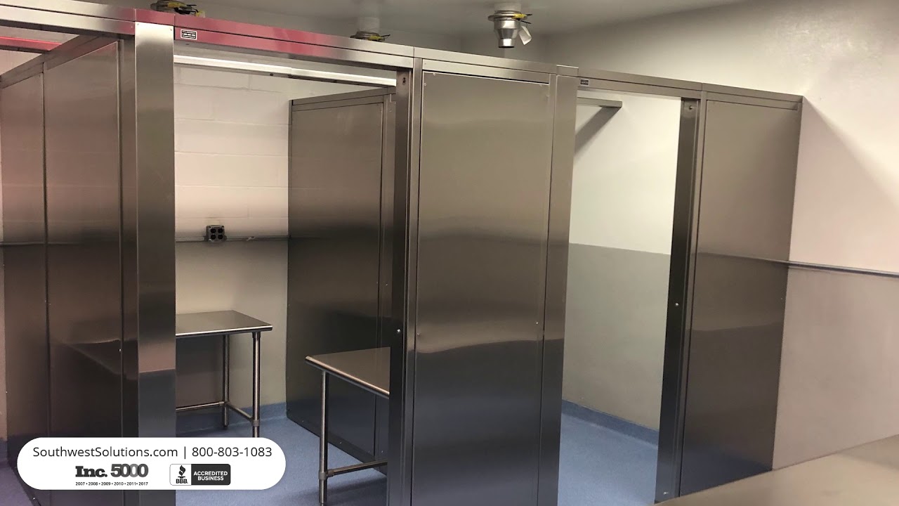 Stainless Steel Partition Wall Freestanding Divider for Sterile Clean ...