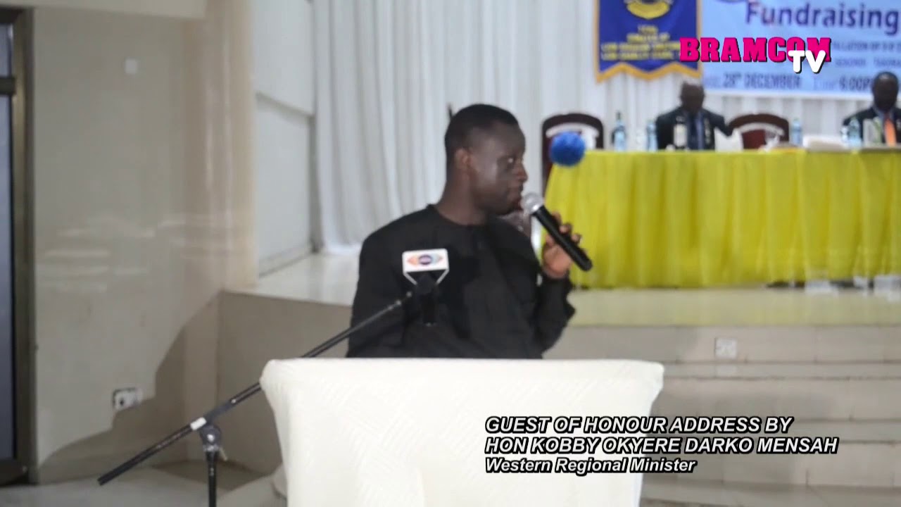 Western Regional Minister, Hon Kobby Okyere Darko Mensah addresses ...