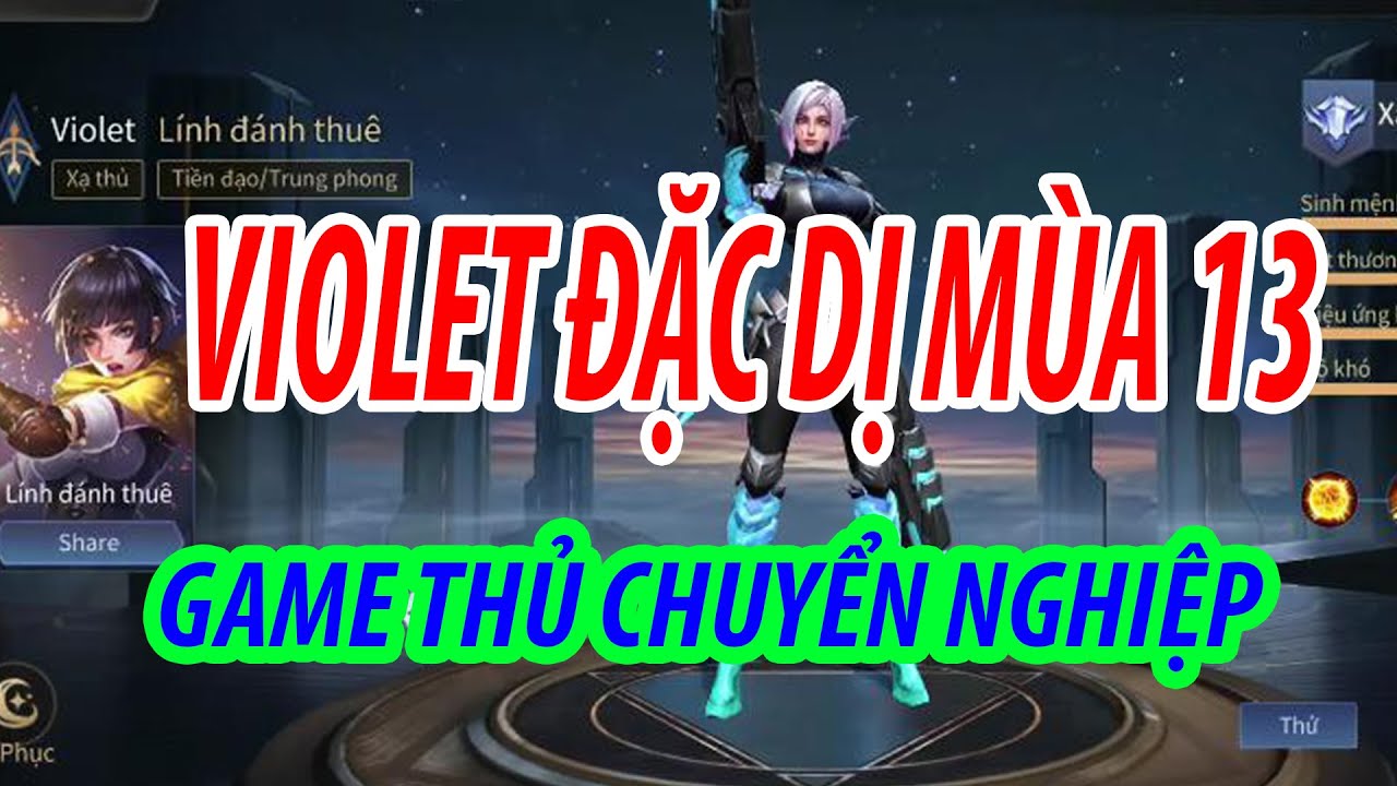 TOP 1 VIOLET - Violet Đặc Dị Đi Rừng Game Thủ Chuyên Nghiệp Mùa 13 ...